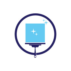 Cleaner logo Royalty Free Vector Image - VectorStock