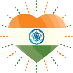 India Flag Heart Vector Images (over 530)