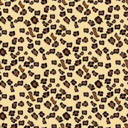 Leopard seamless pattern animal print Royalty Free Vector
