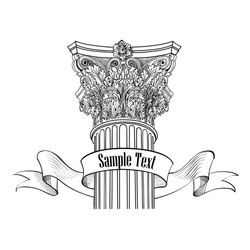 Roman Column Drawing Vector Images (over 760)