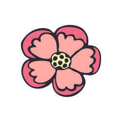 Pink Flower Outline Vector Images (over 10,000)