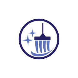 Cleaner logo Royalty Free Vector Image - VectorStock