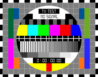 Tv Color Bars Test Pattern Vector Images (64)