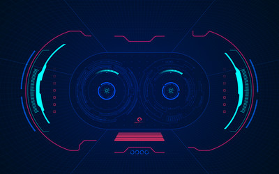 Vr vision Royalty Free Vector Image - VectorStock