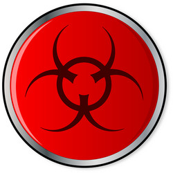 Red emergency stop button Royalty Free Vector Image