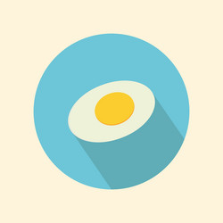 Abstract food icon on a white background Vector Image