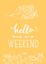 Hello Weekend Vector Images (over 1,800)
