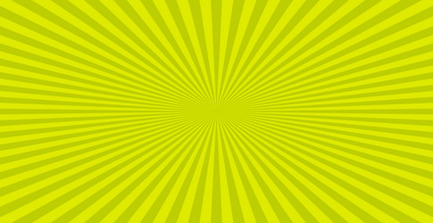 Radial yellow sun rays bright panoramic pattern Vector Image