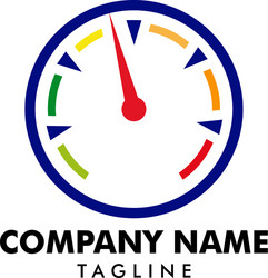 Scale risk meter indicators speedometer Royalty Free Vector