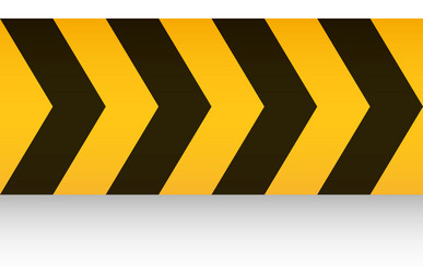 Stripes Warning Arrow Vector Images (over 150)