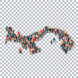 People map country indonesia Royalty Free Vector Image