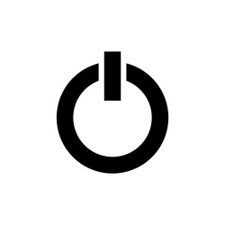 Power icon power switch icon electric power Vector Image