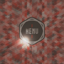 Cafe menu seamless background and design elements Vector Image