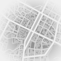 Print with blue town topography abstract blue Vector Image