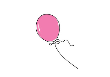 Single Animated Balloons