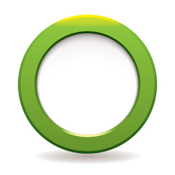 Green circle icon Royalty Free Vector Image - VectorStock