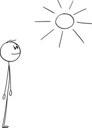 Stick Stickman Sun Vector Images (93)
