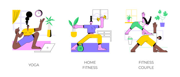 Gym isolated cartoon Royalty Free Vector Image