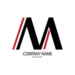 Letter m icon logo Royalty Free Vector Image - VectorStock