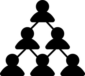 Team structure Royalty Free Vector Image - VectorStock