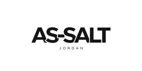 As salt in the jordan emblem design features Vector Image