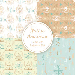 Native american seamless pattern Royalty Free Vector Image