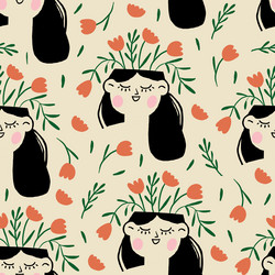 Girl Pattern Vector Images (over 90,000)