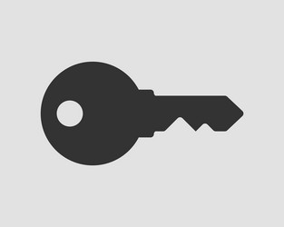 Key shape icon lock password secure security safe Vector Image