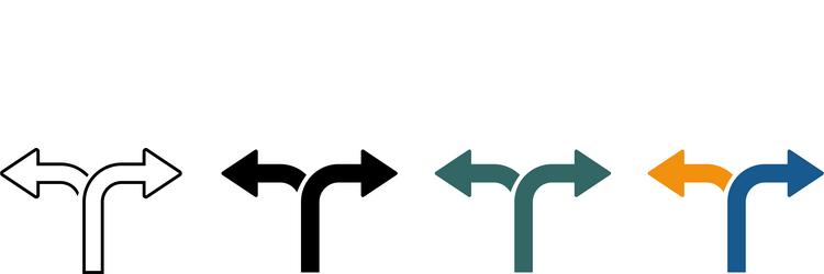 Two Way Curved Arrow Vector Images (over 540)