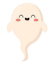 Smiling ghost Royalty Free Vector Image - VectorStock