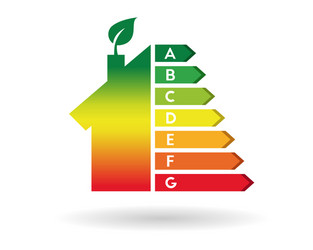 Energy efficiency logo Royalty Free Vector Image