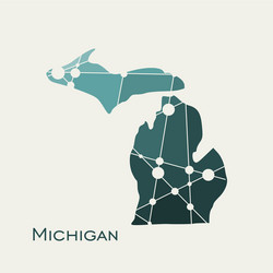 Michigan State Shape Outline Vector Images (over 260)
