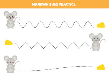 Skittles toy with simple shapes trace and color Vector Image