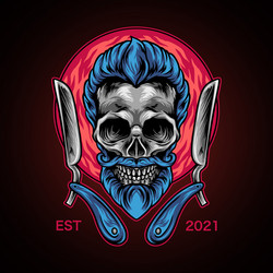 Skull Barber Vector Images (over 1,100)