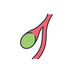 Gallbladder icons Royalty Free Vector Image - VectorStock