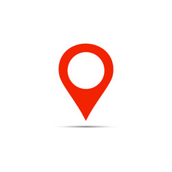Location icon gps marker symbol map pin Royalty Free Vector