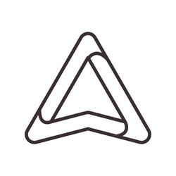 Alphabet bones icon logo design Royalty Free Vector Image