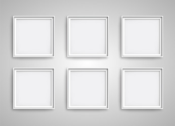 Beautiful template hand drawn frames Royalty Free Vector