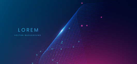 Abstract technology digital lighting futuristic Vector Image