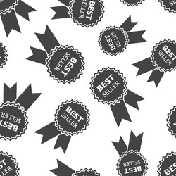 Best seller ribbon seamless pattern background Vector Image