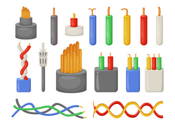 Copper coil icon cartoon style Royalty Free Vector Image