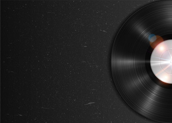Long-playing lp vinyl record music background Vector Image