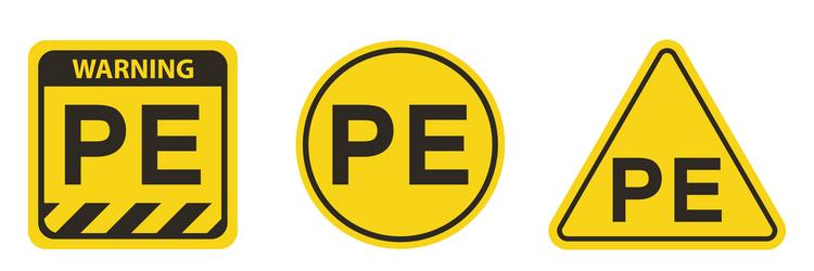 Physical earth symbol sign on white background Vector Image