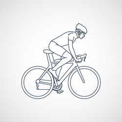 Cycling race icon Royalty Free Vector Image - VectorStock