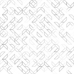 Elegant white seamless geometric pattern Vector Image
