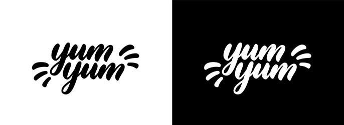 Yum Word Text Vector Images (over 120)