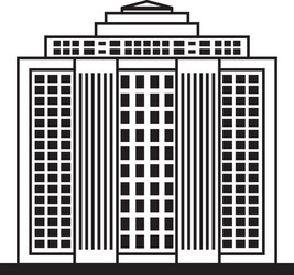 Urban city tower Royalty Free Vector Image - VectorStock