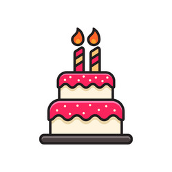 Cake Royalty Free Vector Image - VectorStock