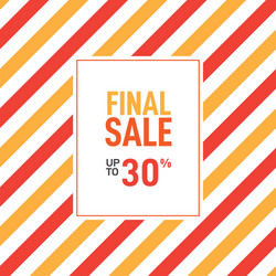 Simple sale banner and poster design Royalty Free Vector