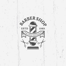 Barbershop haircut and shave collection Royalty Free Vector